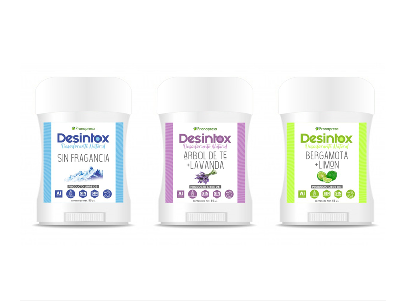 Desintox Desodorante Natural Premium | Para hombre, mujer y niños