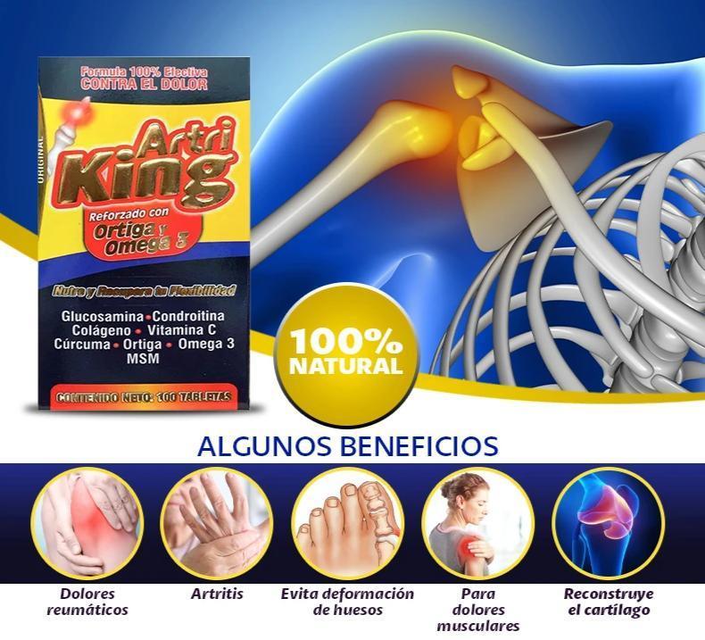 Artri King (Original) | Suplemento Alimenticio Naturista | Mayoreo
